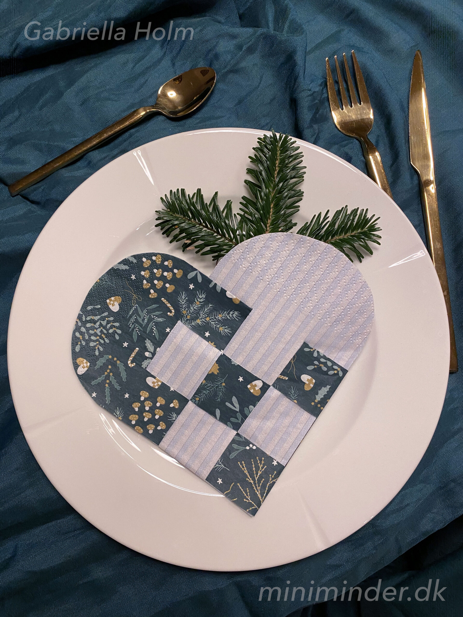 Julehjerter til julebordet - Gabriella Holm